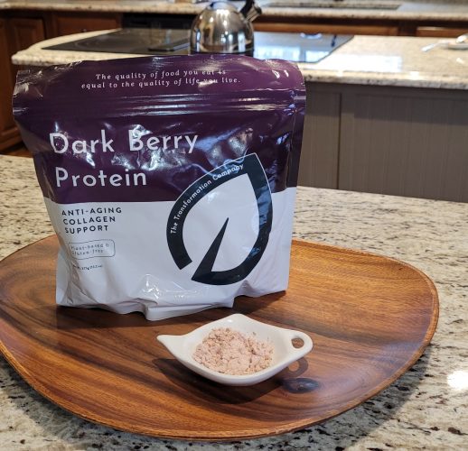 Vegan Protein Shake - Purium Dark Berry Protein